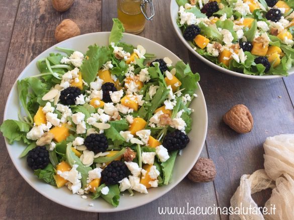 Insalata di mango e more - La Cucina Salutare